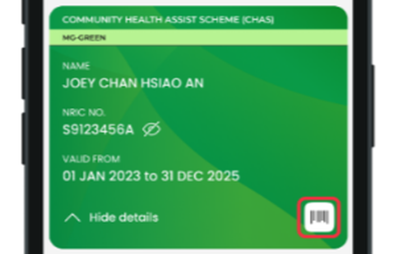 4月28日起 公众可通过Singpass应用使用电子CHAS卡 | 联合早报