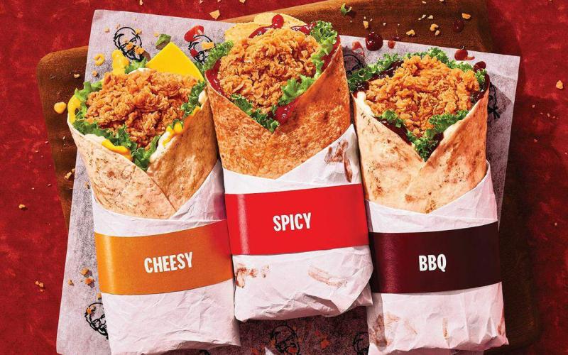 KFC卷饼添两新口味 | 联合早报